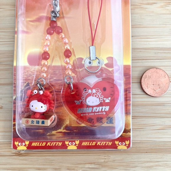 Hello Kitty | Accessories | Rare 203 Beaded Hello Kitty Gotochi Figure ...